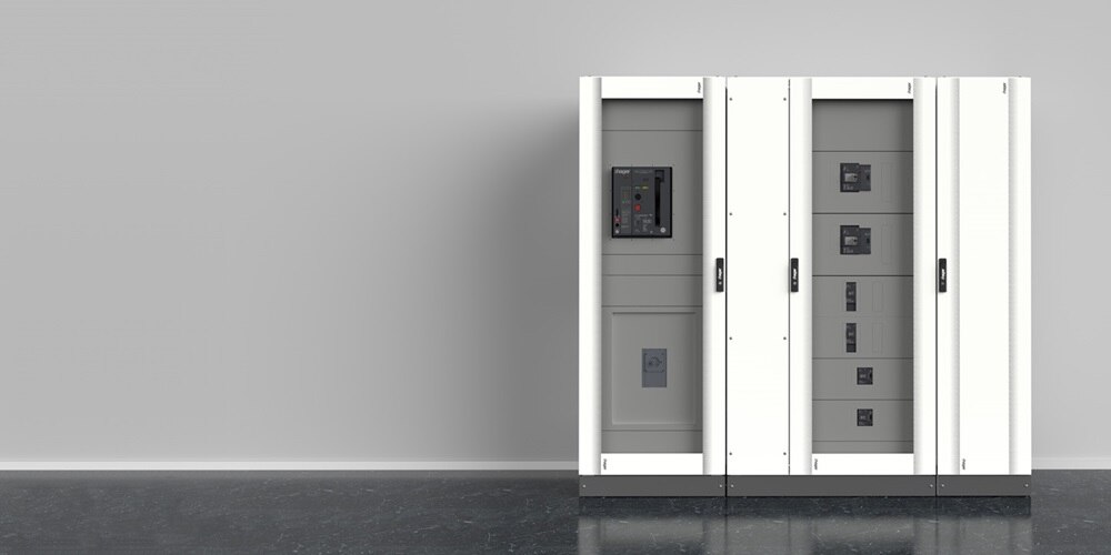 Modular distribution board for commercial application