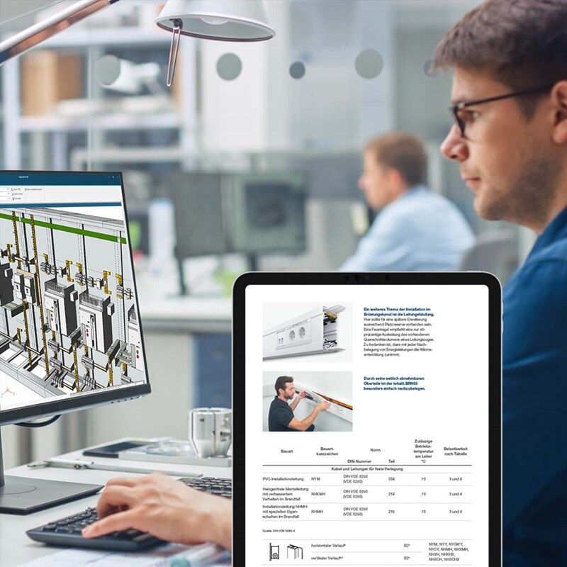 Modular distribution board for commercial application