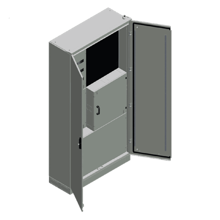 Modular switchboard for multi-residential installation