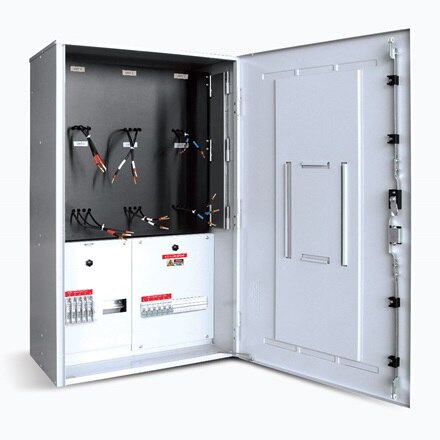 Group metering panels for multi-residential installation