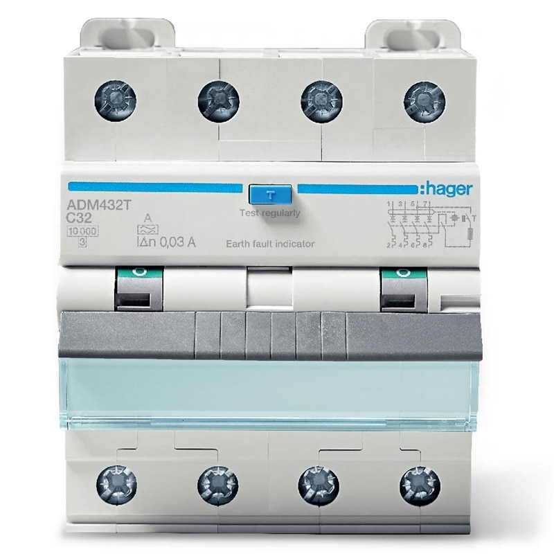 Residential Residual Current Breaker with over-current