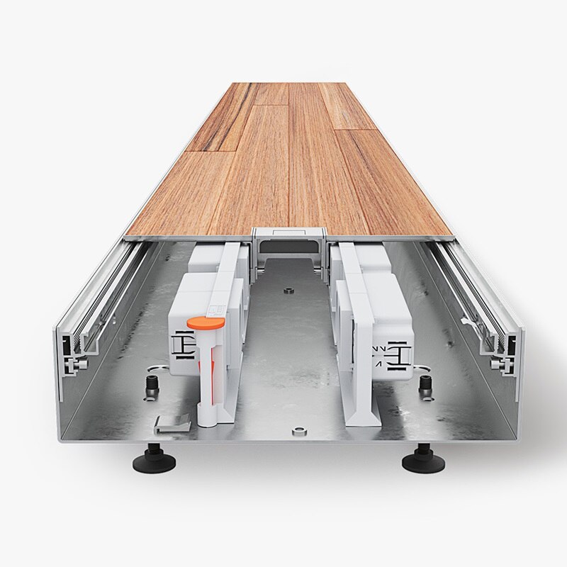 Estrichbündige Kanalsysteme für Raum und Wandbereich