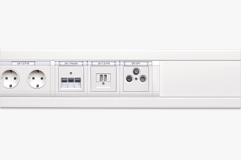 tehalit Brüstungskanäle: Neue Daten- & Multimediaanschlüsse