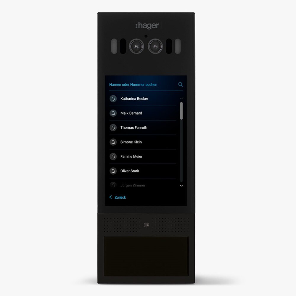 IP Türkommunikation über 2Draht: Hager intercom