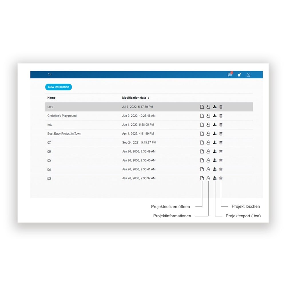 Die easy App - Konfigurieren leicht gemacht