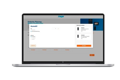 Hager intercom Konfigurator: Türkommunikation gestalten