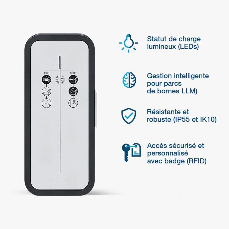 witty share - borne de recharge partagée | Hager