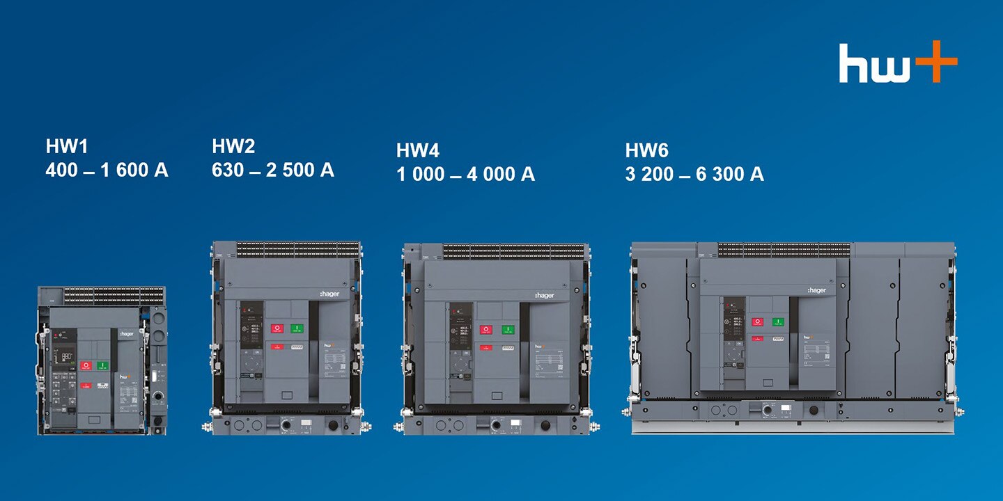 hw+ | Effektbrytare | Hager